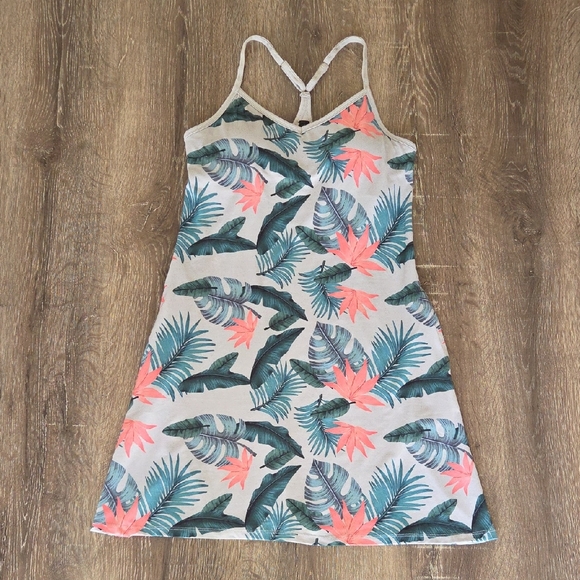 Kyodan | Dresses | Kyodan Outdoor Tropical Palm Leaf Print Sleeveless ...